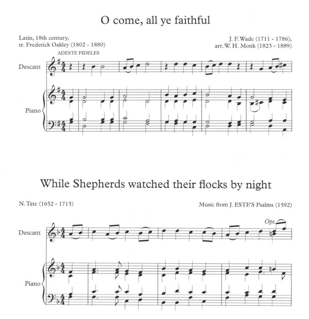Christmas Carols with descants – asc4music